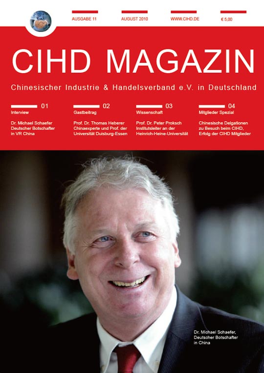 Ausgabe 11 - CIHD: Chinesischer Industrie- und Handelsverband e.V. in ...