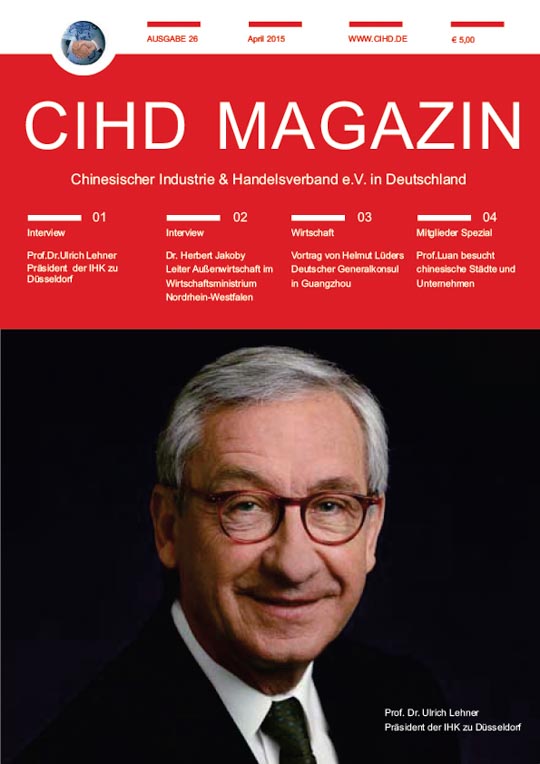 Ausgabe 26 - CIHD: Chinesischer Industrie- und Handelsverband e.V. in ...